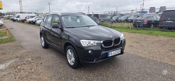 Black BMW X3 2017 in Vilnius, with an engine capacity of 2.00 L and mileage of 258 thousand km for 11200 €, photo 1 on AUTOMOTO.COM.LV