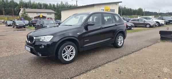 Black BMW X3 2017 in Vilnius, with an engine capacity of 2.00 L and mileage of 258 thousand km for 11200 €, photo 3 on AUTOMOTO.COM.LV