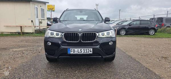 Black BMW X3 2017 in Vilnius, with an engine capacity of 2.00 L and mileage of 258 thousand km for 11200 €, photo 4 on AUTOMOTO.COM.LV