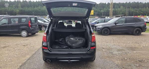 Black BMW X3 2017 in Vilnius, with an engine capacity of 2.00 L and mileage of 258 thousand km for 11200 €, photo 10 on AUTOMOTO.COM.LV