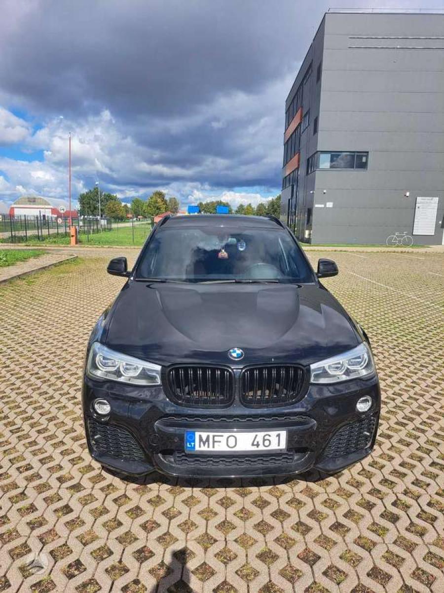 Melns BMW X3 2017 Kauņa, ar dzinēja tilpumu 2.00 L un nobraukumu 227 tūkst. km par 11900 €, foto 1 vietnē AUTOMOTO.COM.LV