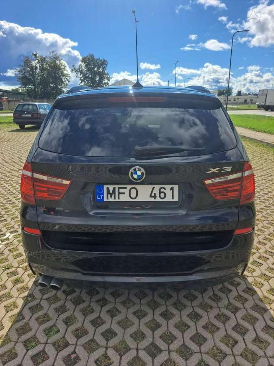 Melns BMW X3 2017 Kauņa, ar dzinēja tilpumu 2.00 L un nobraukumu 227 tūkst. km par 11900 €, foto 3 vietnē AUTOMOTO.COM.LV