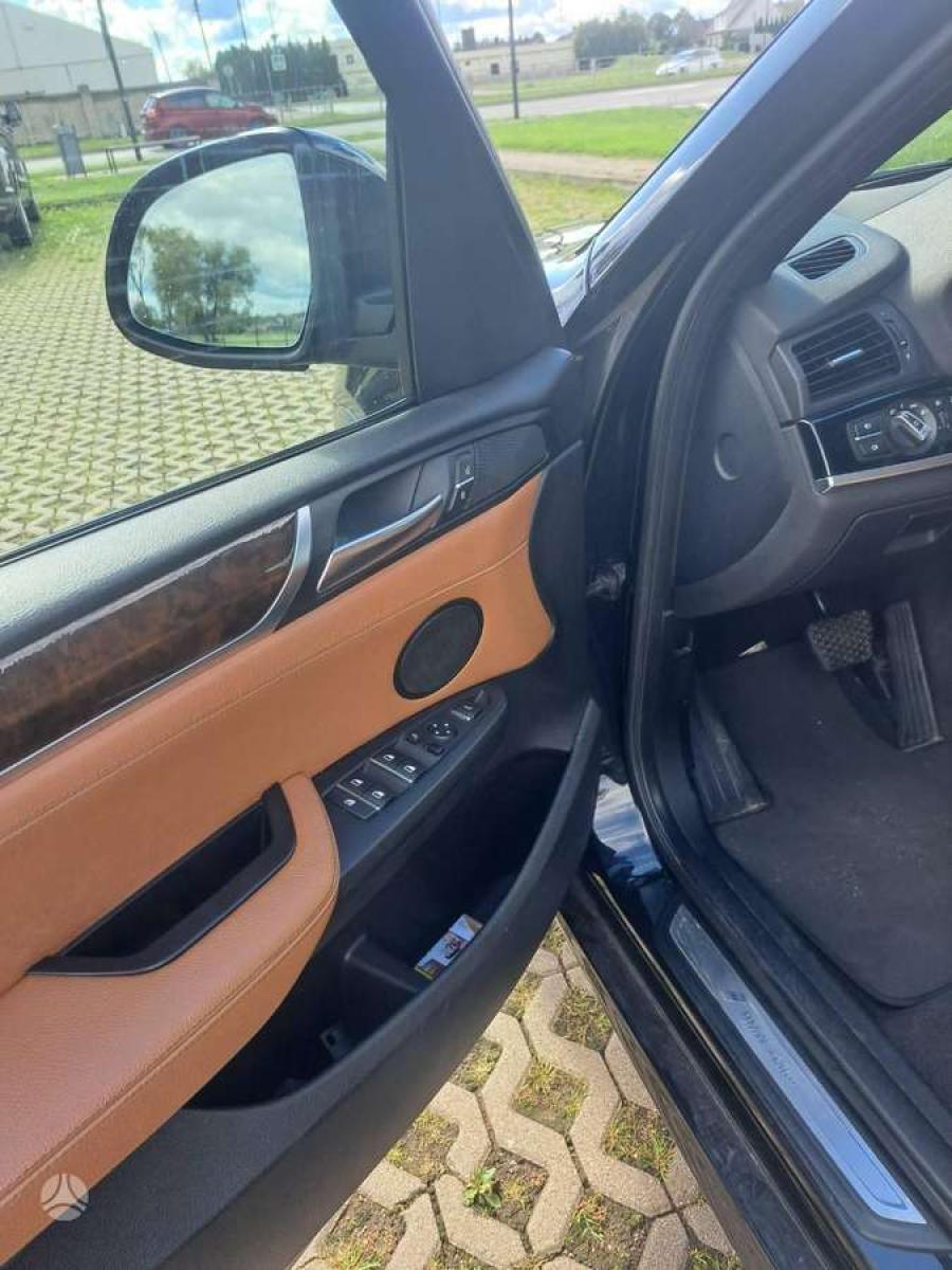 Melns BMW X3 2017 Kauņa, ar dzinēja tilpumu 2.00 L un nobraukumu 227 tūkst. km par 11900 €, foto 9 vietnē AUTOMOTO.COM.LV