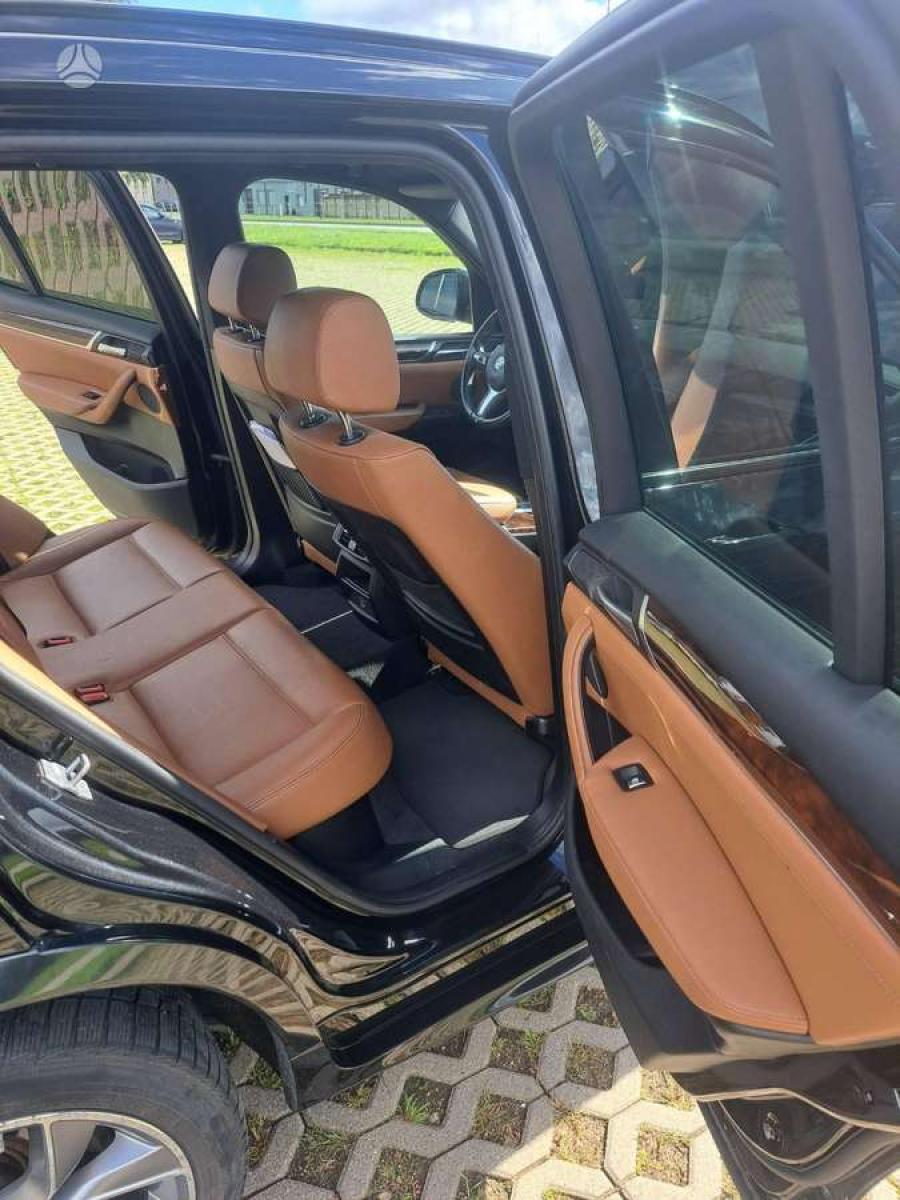 Melns BMW X3 2017 Kauņa, ar dzinēja tilpumu 2.00 L un nobraukumu 227 tūkst. km par 11900 €, foto 12 vietnē AUTOMOTO.COM.LV