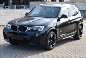 Black BMW X3 2017 in Vilnius, with an engine capacity of 2.00 L and mileage of 269 thousand km for 16500 €, photo 6 on AUTOMOTO.COM.LV