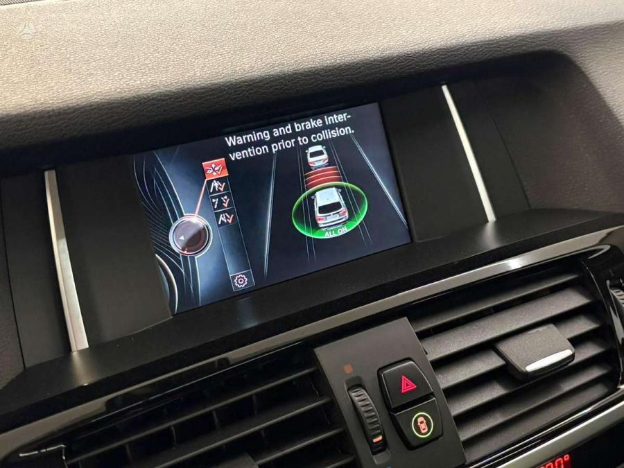 Black BMW X3 2017 in Marijampole, with an engine capacity of 2.00 L and mileage of 272 thousand km for 16450 €, photo 6 on AUTOMOTO.COM.LV