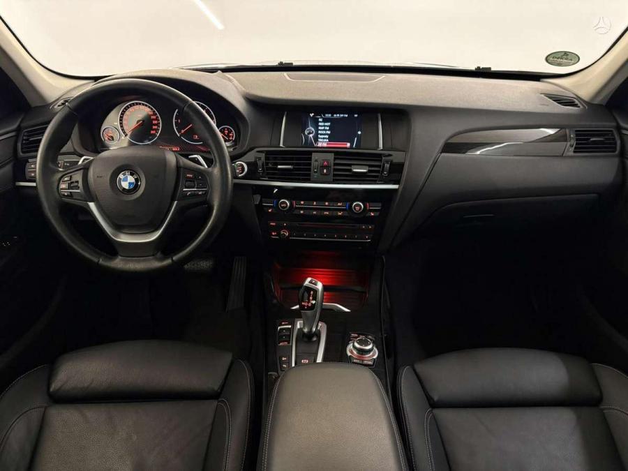Black BMW X3 2017 in Marijampole, with an engine capacity of 2.00 L and mileage of 272 thousand km for 16450 €, photo 21 on AUTOMOTO.COM.LV