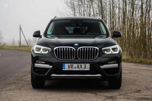 Black BMW X3 2018 in Elektrenai, with an engine capacity of 2.00 L and mileage of 128 thousand km for 26800 €, photo 2 on AUTOMOTO.COM.LV