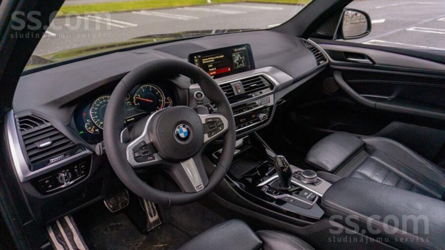 Melns BMW X3 2018 Rīga, ar dzinēja tilpumu 3.00 L un nobraukumu 273 tūkst. km par 24990 €, foto 9 vietnē AUTOMOTO.COM.LV