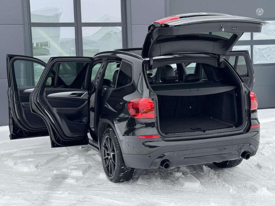 Black BMW X3 2018 in Jonava, with an engine capacity of 2.00 L and mileage of 280 thousand km for 21300 €, photo 14 on AUTOMOTO.COM.LV