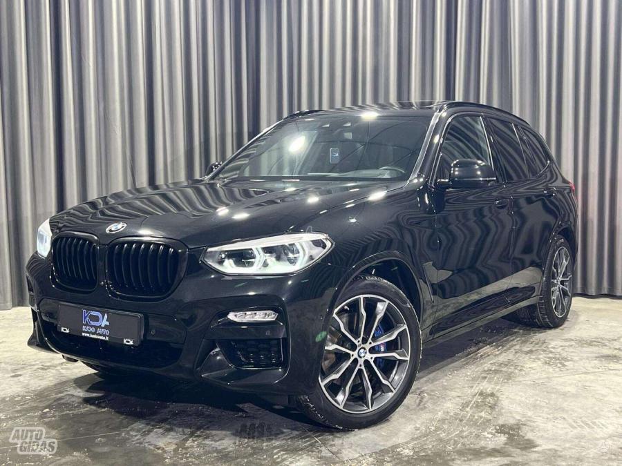 Black BMW X3 2018 in Marijampole, with an engine capacity of 3.00 L and mileage of 227 thousand km for 27250 €, photo 6 on AUTOMOTO.COM.LV