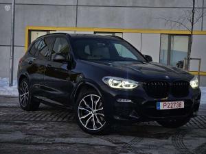 Black BMW X3 2018 in Klaipeda, with an engine capacity of 2.99 L and mileage of 160 thousand km for 28500 €, photo 7 on AUTOMOTO.COM.LV