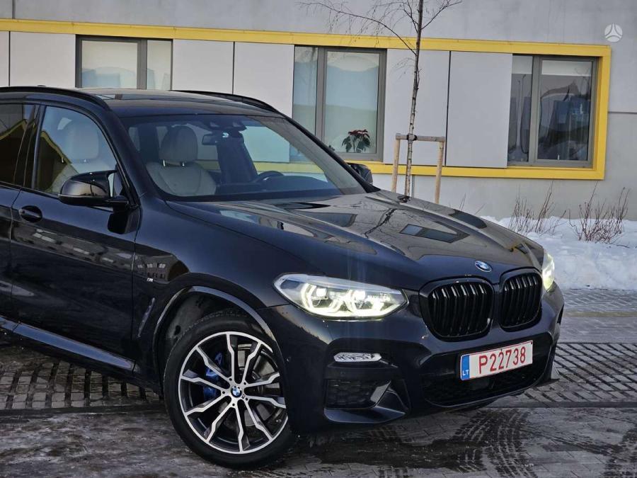 Black BMW X3 2018 in Klaipeda, with an engine capacity of 2.99 L and mileage of 160 thousand km for 28500 €, photo 8 on AUTOMOTO.COM.LV