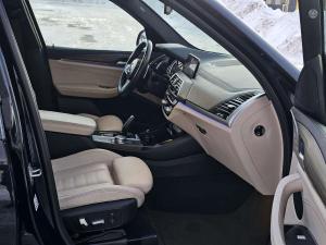 Black BMW X3 2018 in Klaipeda, with an engine capacity of 2.99 L and mileage of 160 thousand km for 28500 €, photo 12 on AUTOMOTO.COM.LV