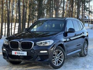 Black BMW X3 2018 in Utena, with an engine capacity of 2.00 L and mileage of 201 thousand km for 23500 €, photo 2 on AUTOMOTO.COM.LV