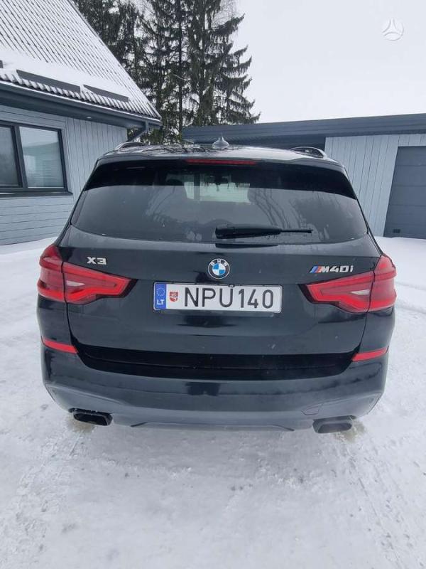 Melns BMW X3 2018 Ariogala, ar dzinēja tilpumu 3.00 L un nobraukumu 185 tūkst. km par 23500 €, foto 8 vietnē AUTOMOTO.COM.LV