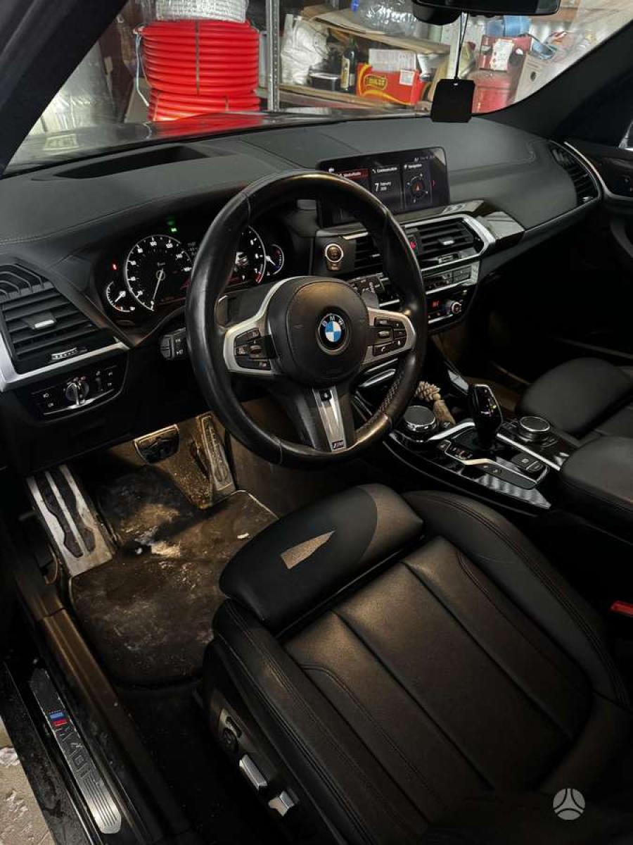 Black BMW X3 2018 in Kaunas, with an engine capacity of 3.00 L and mileage of 110 thousand km for 26000 €, photo 11 on AUTOMOTO.COM.LV