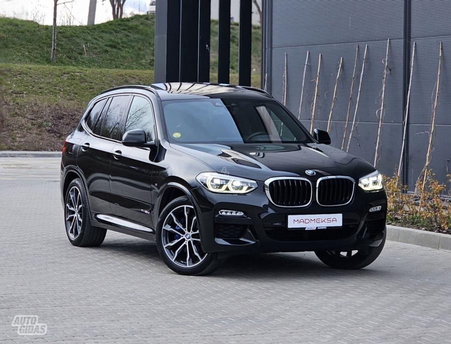 Black BMW X3 2018 in Vilnius, with an engine capacity of 3.00 L and mileage of 243 thousand km for 23250 €, photo 1 on AUTOMOTO.COM.LV