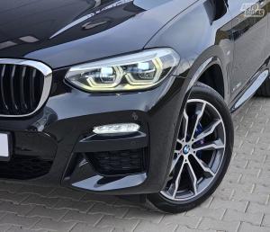 Black BMW X3 2018 in Vilnius, with an engine capacity of 3.00 L and mileage of 243 thousand km for 23250 €, photo 13 on AUTOMOTO.COM.LV