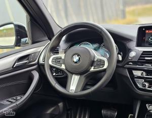 Black BMW X3 2018 in Vilnius, with an engine capacity of 3.00 L and mileage of 243 thousand km for 23250 €, photo 28 on AUTOMOTO.COM.LV