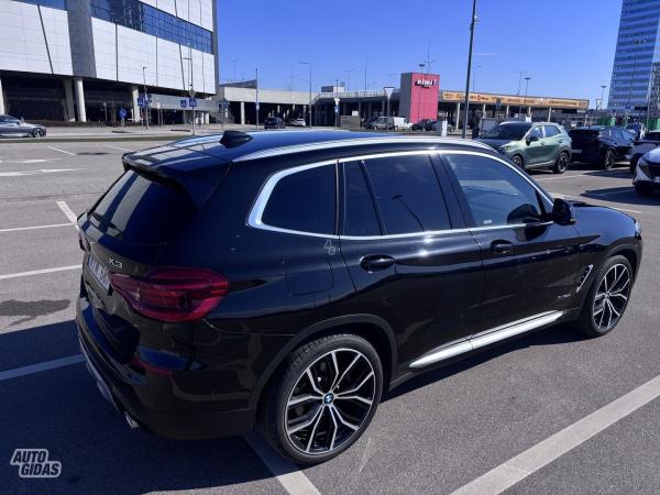 Black BMW X3 2018 in Vilnius, with an engine capacity of 2.00 L and mileage of 106 thousand km for 26000 €, photo 6 on AUTOMOTO.COM.LV