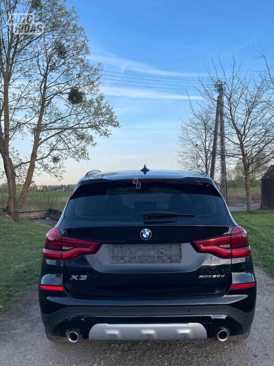 Melns BMW X3 2018 Panevēža, ar dzinēja tilpumu 2.00 L un nobraukumu 182 tūkst. km par 16300 €, foto 6 vietnē AUTOMOTO.COM.LV