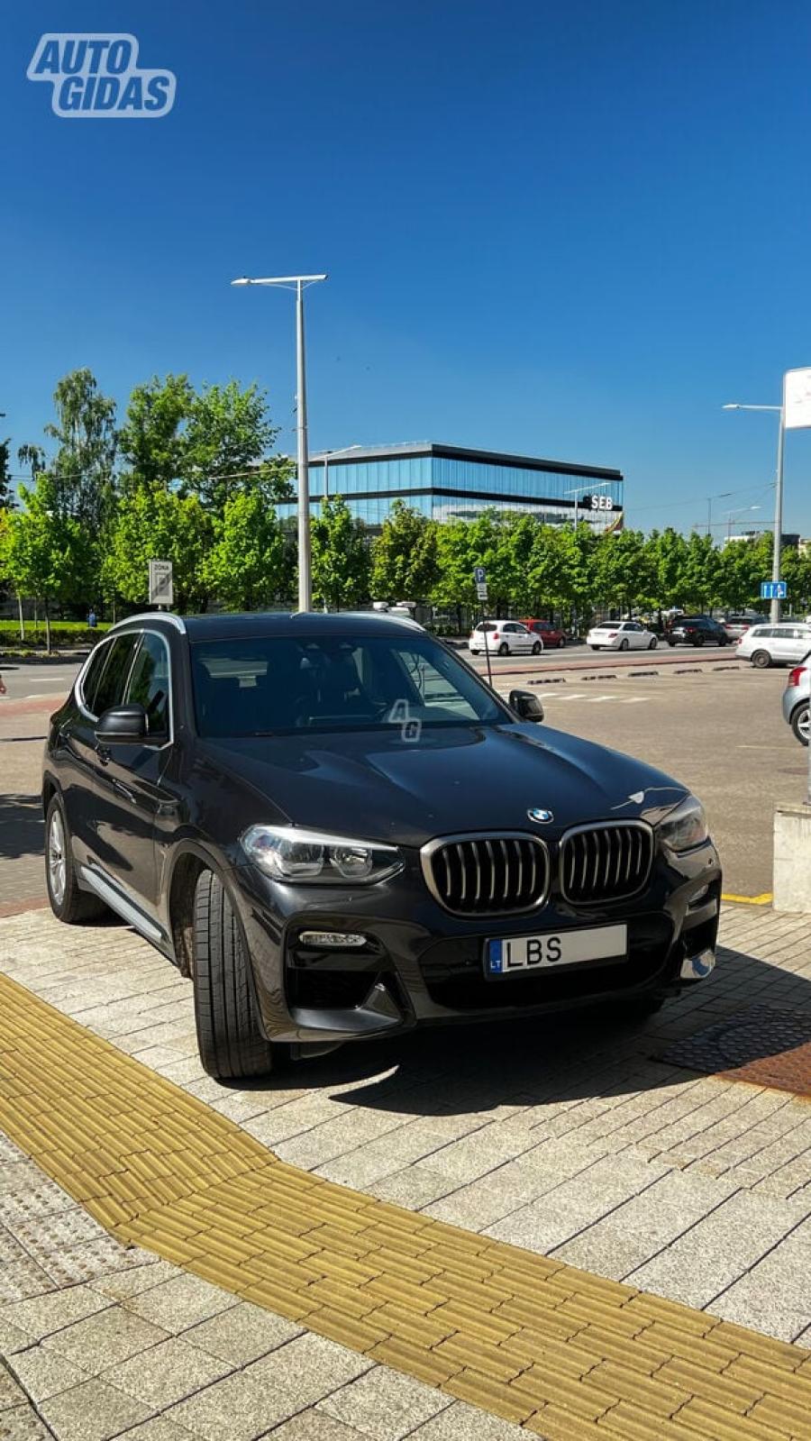 Black BMW X3 2018 in Vilnius, with an engine capacity of 2.00 L and mileage of 168 thousand km for 25500 €, photo 1 on AUTOMOTO.COM.LV