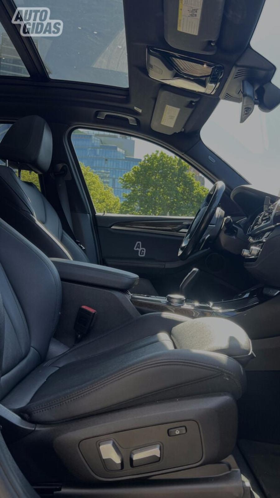 Black BMW X3 2018 in Vilnius, with an engine capacity of 2.00 L and mileage of 168 thousand km for 25500 €, photo 7 on AUTOMOTO.COM.LV