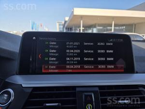 Black BMW X3 2018 in Riga, with an engine capacity of 2.00 L and mileage of 159 thousand km for 22390 €, photo 14 on AUTOMOTO.COM.LV