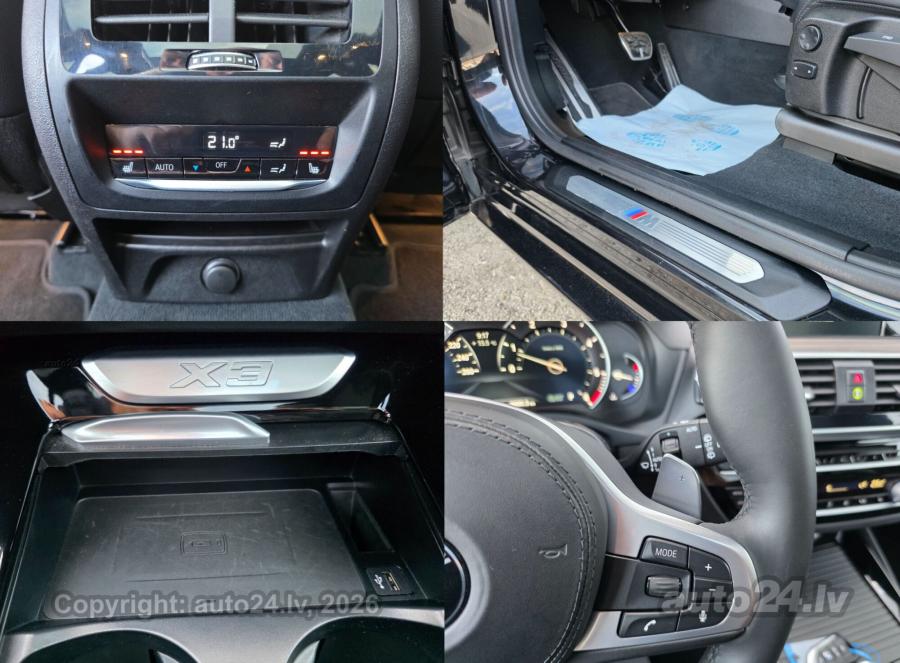 Melns BMW X3 2018 Tallina, ar dzinēja tilpumu 2.00 L un nobraukumu 229 tūkst. km par 22500 €, foto 24 vietnē AUTOMOTO.COM.LV