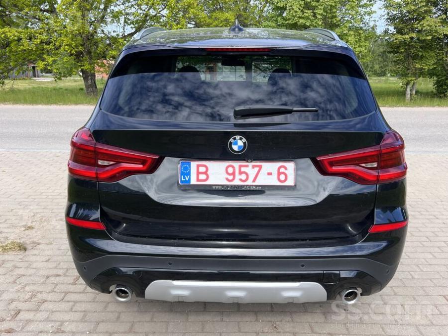 Melns BMW X3 2018 Limbaži, ar dzinēja tilpumu 2.00 L un nobraukumu 202 tūkst. km par 21950 €, foto 6 vietnē AUTOMOTO.COM.LV