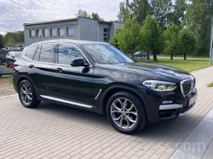 Black BMW X3 2018 in Limbazi, with an engine capacity of 2.00 L and mileage of 202 thousand km for 21950 €, photo 4 on AUTOMOTO.COM.LV