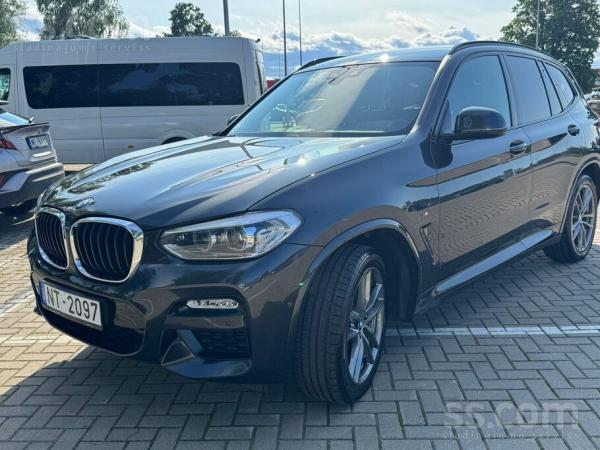 Black BMW X3 2018 in Riga, with an engine capacity of 2.00 L and mileage of 120 thousand km for 25250 €, photo 1 on AUTOMOTO.COM.LV