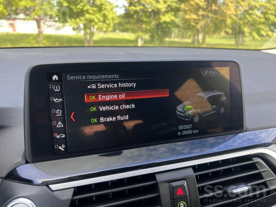 Melns BMW X3 2018 Limbaži, ar dzinēja tilpumu 2.00 L un nobraukumu 202 tūkst. km par 21950 €, foto 29 vietnē AUTOMOTO.COM.LV