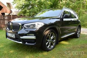 Black BMW X3 2018 in Riga, with an engine capacity of 2.00 L and mileage of 209 thousand km for 22800 €, photo  on AUTOMOTO.COM.LV
