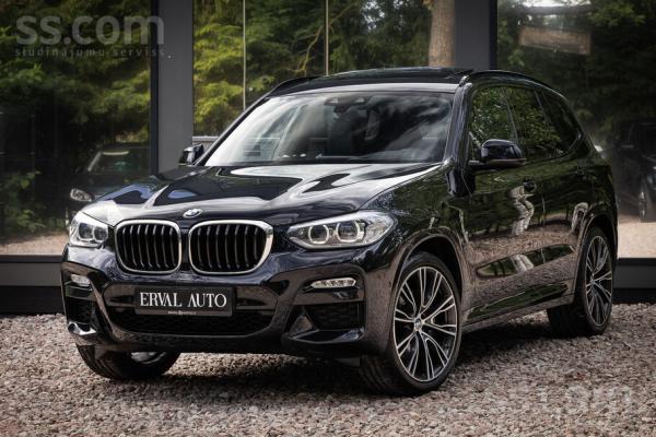 Black BMW X3 2018 in Jelgava, with an engine capacity of 2.00 L and mileage of 206 thousand km for 22900 €, photo 1 on AUTOMOTO.COM.LV