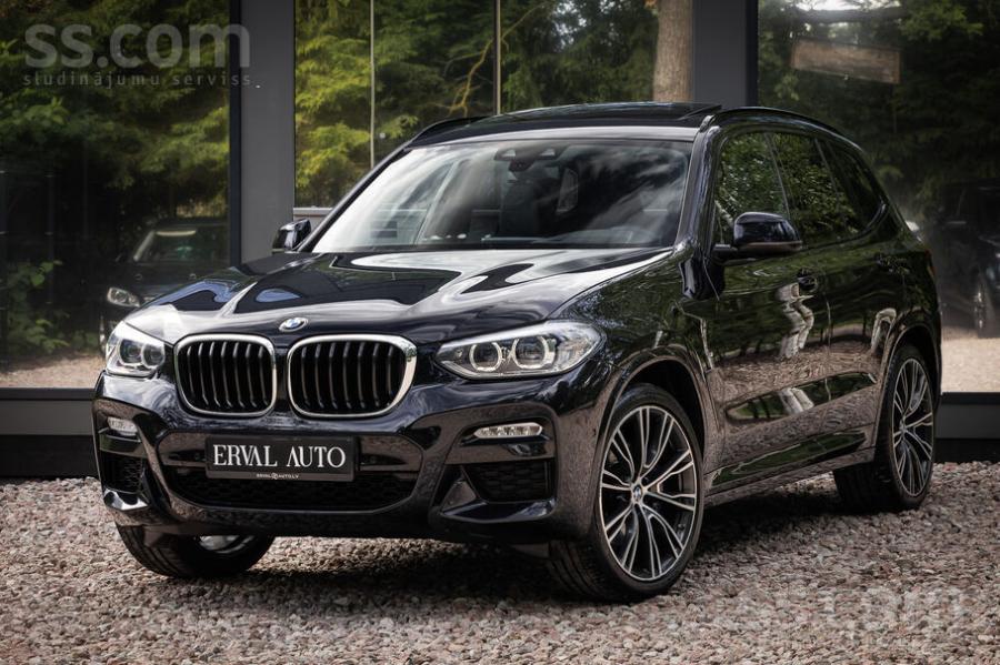 Black BMW X3 2018 in Jelgava, with an engine capacity of 2.00 L and mileage of 206 thousand km for 22900 €, photo 1 on AUTOMOTO.COM.LV