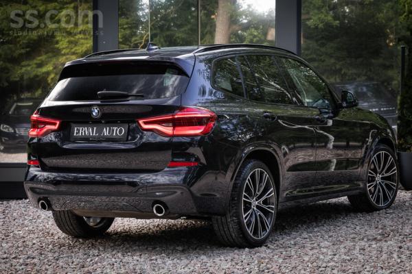 Black BMW X3 2018 in Jelgava, with an engine capacity of 2.00 L and mileage of 206 thousand km for 22900 €, photo 6 on AUTOMOTO.COM.LV