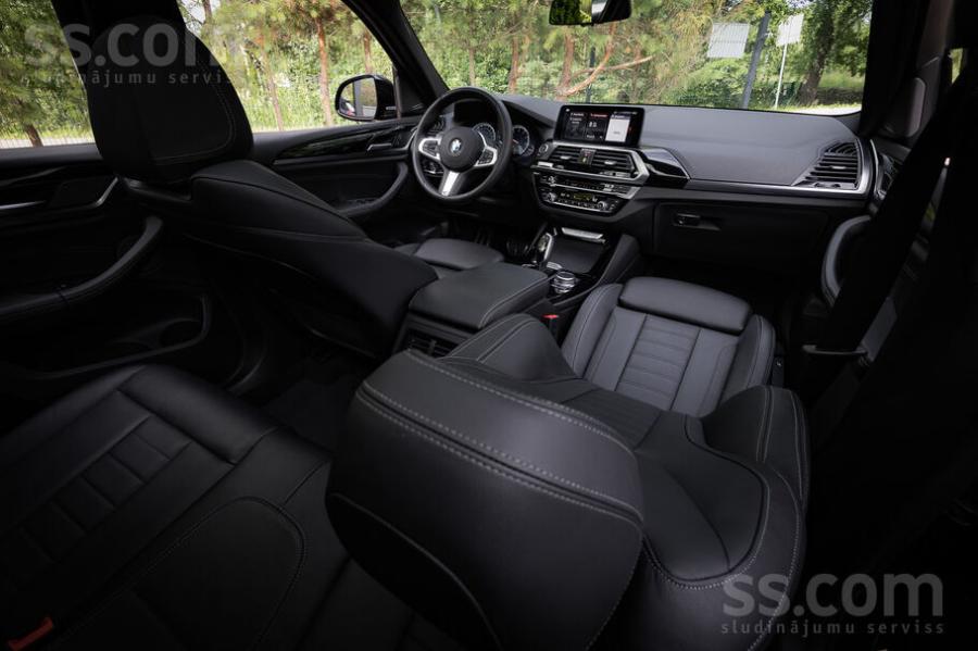 Black BMW X3 2018 in Jelgava, with an engine capacity of 2.00 L and mileage of 206 thousand km for 22900 €, photo 17 on AUTOMOTO.COM.LV
