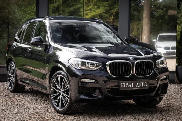 Black BMW X3 2018 in Jelgava, with an engine capacity of 2.00 L and mileage of 206 thousand km for 22900 €, photo 3 on AUTOMOTO.COM.LV