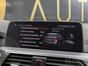 Melns BMW X3 2018 Tukums, ar dzinēja tilpumu 3.00 L un nobraukumu 130 tūkst. km par 25990 €, foto 14 vietnē AUTOMOTO.COM.LV