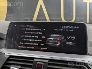 Melns BMW X3 2018 Tukums, ar dzinēja tilpumu 3.00 L un nobraukumu 130 tūkst. km par 25990 €, foto 17 vietnē AUTOMOTO.COM.LV