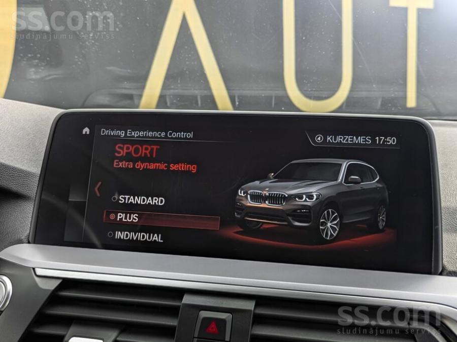 Melns BMW X3 2018 Tukums, ar dzinēja tilpumu 3.00 L un nobraukumu 130 tūkst. km par 25990 €, foto 20 vietnē AUTOMOTO.COM.LV