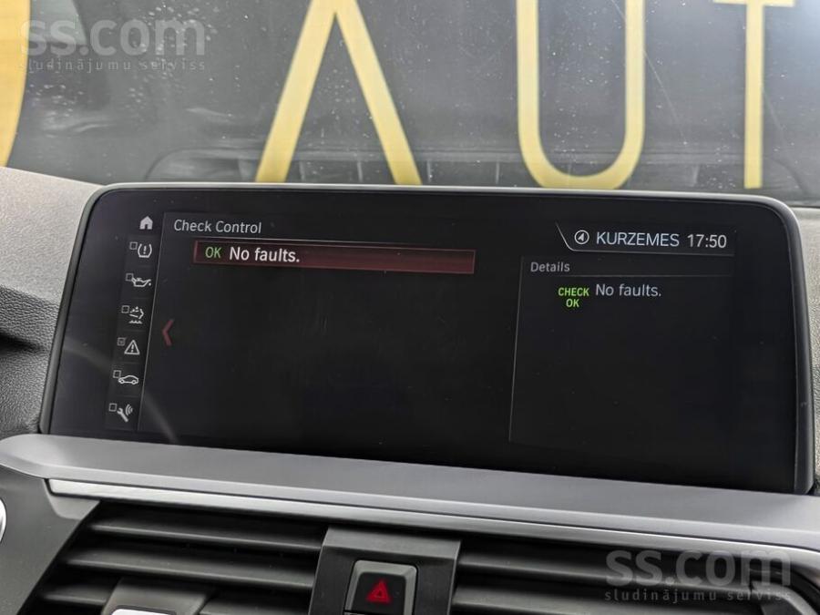 Melns BMW X3 2018 Tukums, ar dzinēja tilpumu 3.00 L un nobraukumu 130 tūkst. km par 25990 €, foto 26 vietnē AUTOMOTO.COM.LV