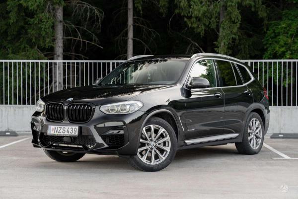 Black BMW X3 2018 in Vilnius, with an engine capacity of 2.00 L and mileage of 134 thousand km for 24700 €, photo 1 on AUTOMOTO.COM.LV
