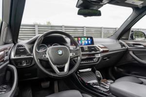 Black BMW X3 2018 in Vilnius, with an engine capacity of 2.00 L and mileage of 134 thousand km for 24700 €, photo 28 on AUTOMOTO.COM.LV