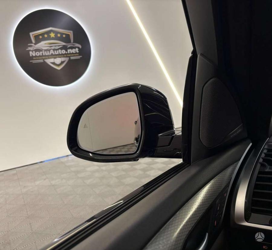 Black BMW X3 2018 in Marijampole, with an engine capacity of 2.99 L and mileage of 274 thousand km for 22350 €, photo 21 on AUTOMOTO.COM.LV
