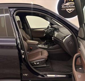 Black BMW X3 2018 in Marijampole, with an engine capacity of 2.99 L and mileage of 274 thousand km for 22350 €, photo 32 on AUTOMOTO.COM.LV