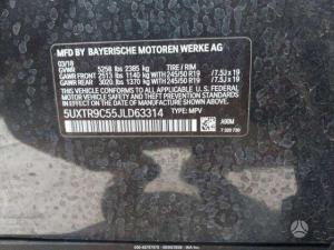 Black BMW X3 2018 in Klaipeda, with an engine capacity of 0.00 L and mileage of 68 thousand km for 9800 €, photo 10 on AUTOMOTO.COM.LV