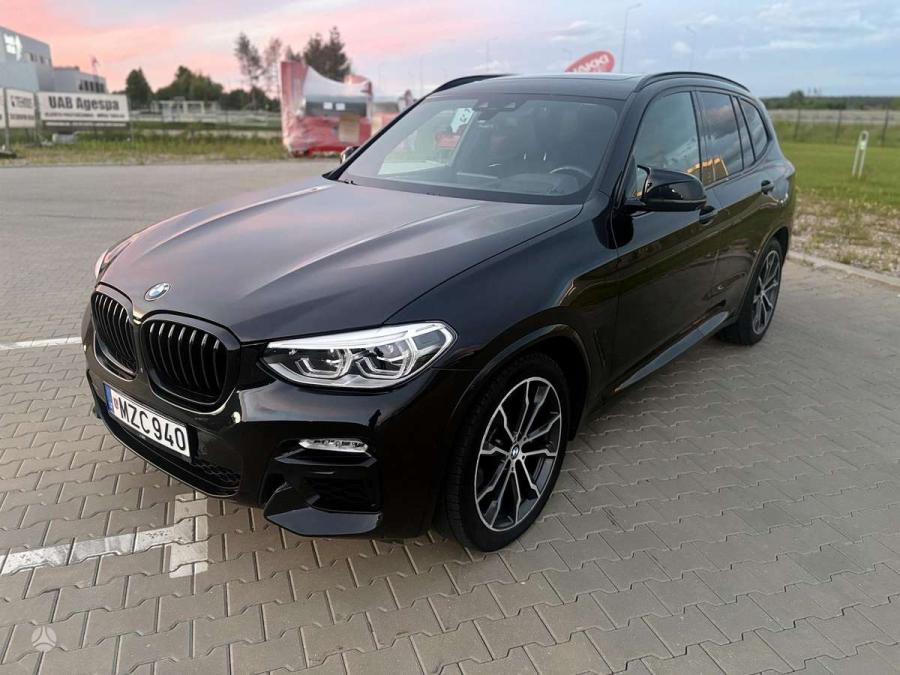 Черный БМВ Х3 2018 в Вильнюс, объемом двигателя 3.00 л и пробегом 92 тыс. км за 32500 €, фото 4 на AUTOMOTO.COM.LV
